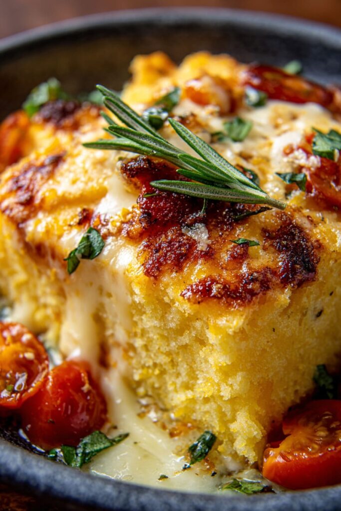 Deliciously Creamy Cheesy Baked Polenta for Cozy Dinners - Maria Recipes